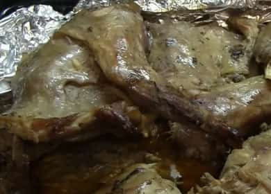 Marinade for a rabbit in the oven according to a step by step recipe ...