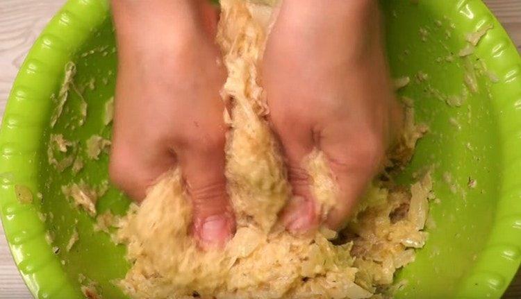 Galettes de chou, recette étape par étape avec photo