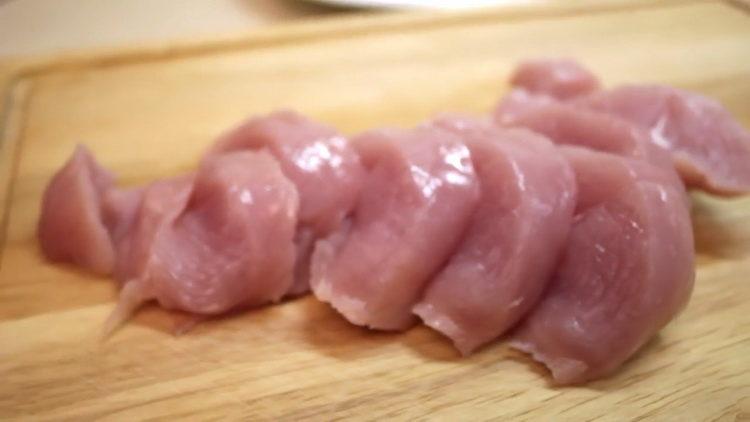 Turkey fillet step by step recipe with photo