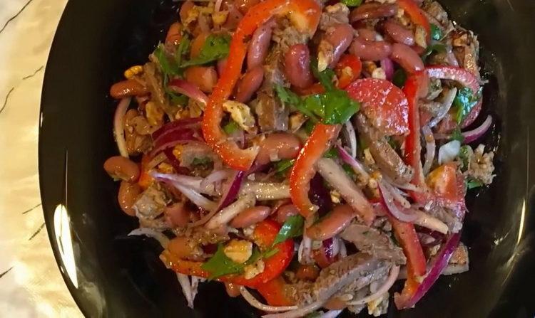 Ensalada de carne receta paso a paso con foto