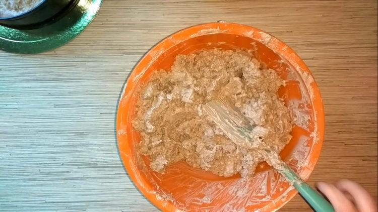 Cake "Food of the Gods" step by step recipe with photo